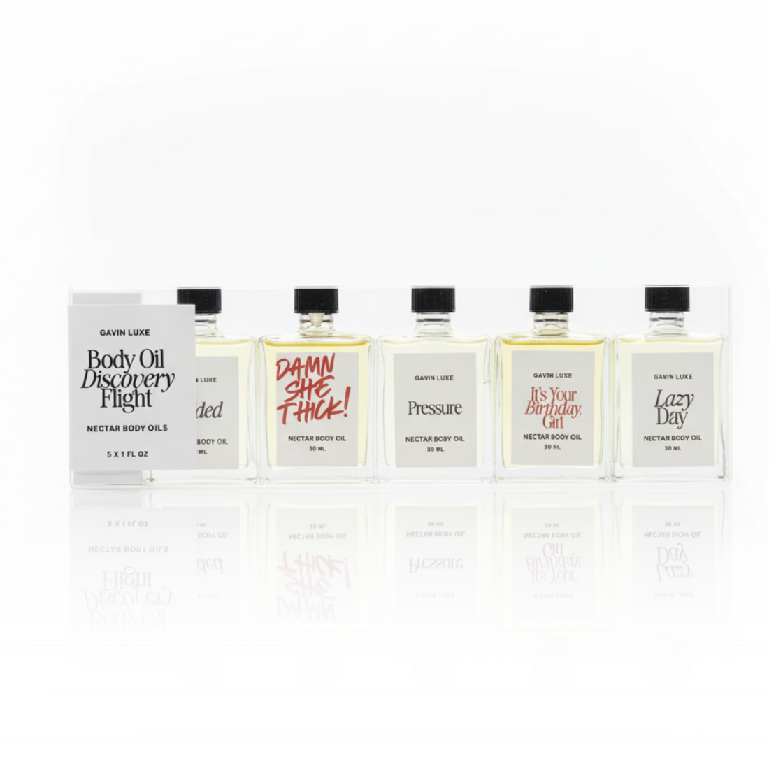 Before You Commit Discovery Set – Mini Body Oil Sampler | Gavin Luxe